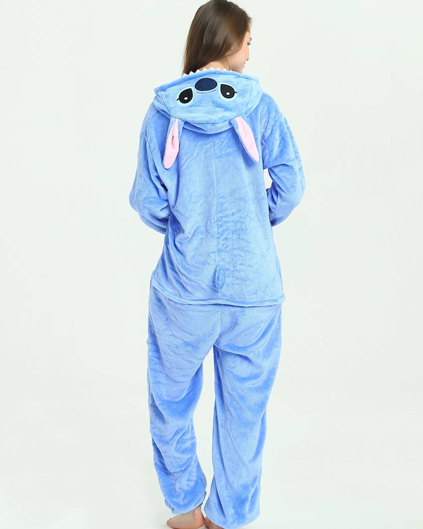 Combinaison pyjama stitch avec capuche - Mille et une Nuisette