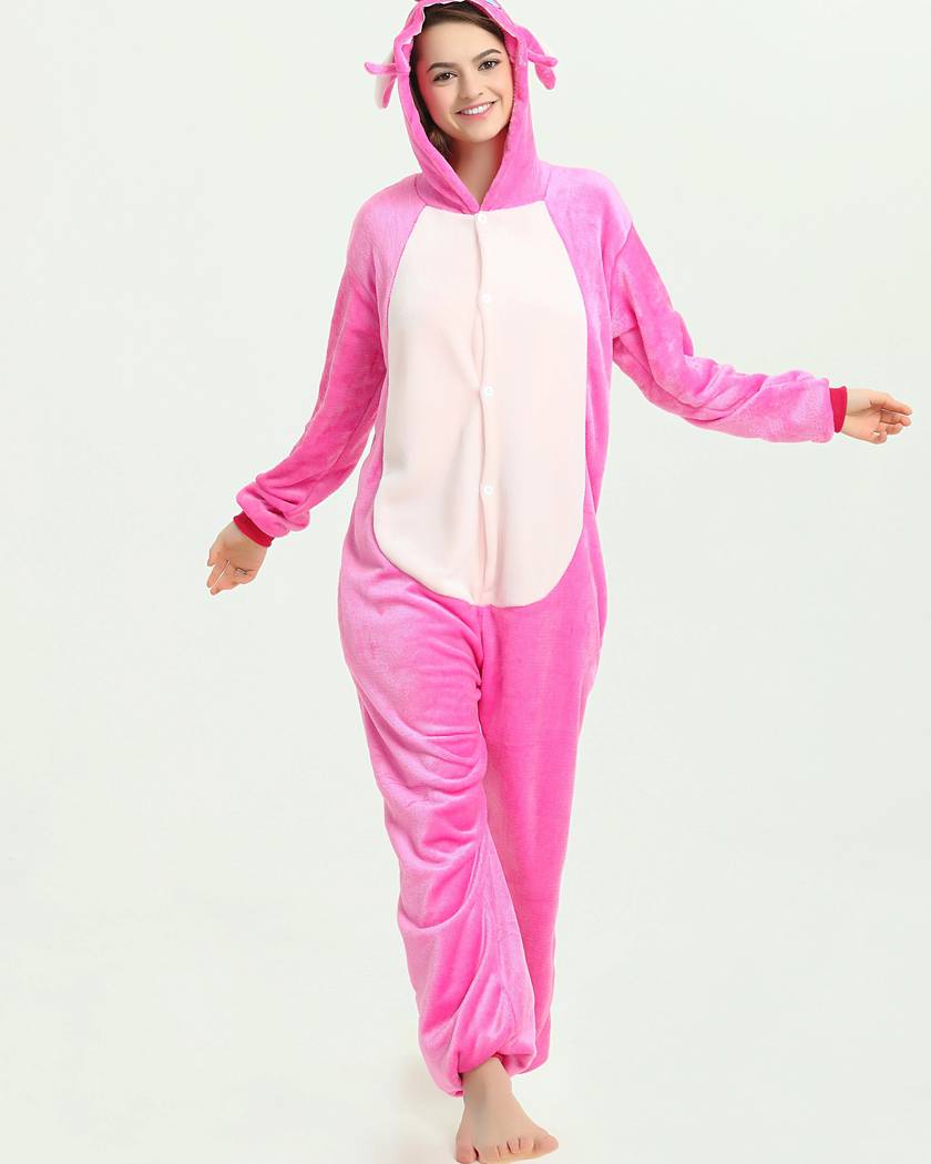 Combinaison pyjama stitch avec capuche - Mille et une Nuisette