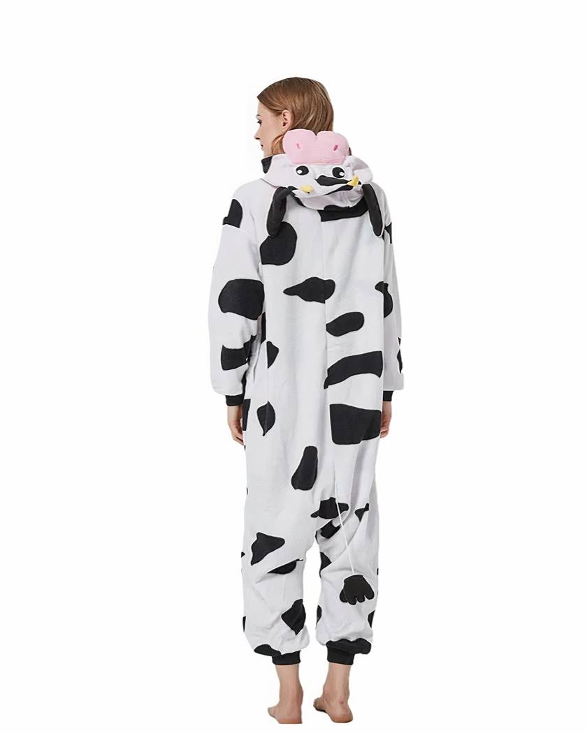 Combinaison pyjama vache à boutons - Mille et une Nuisette
